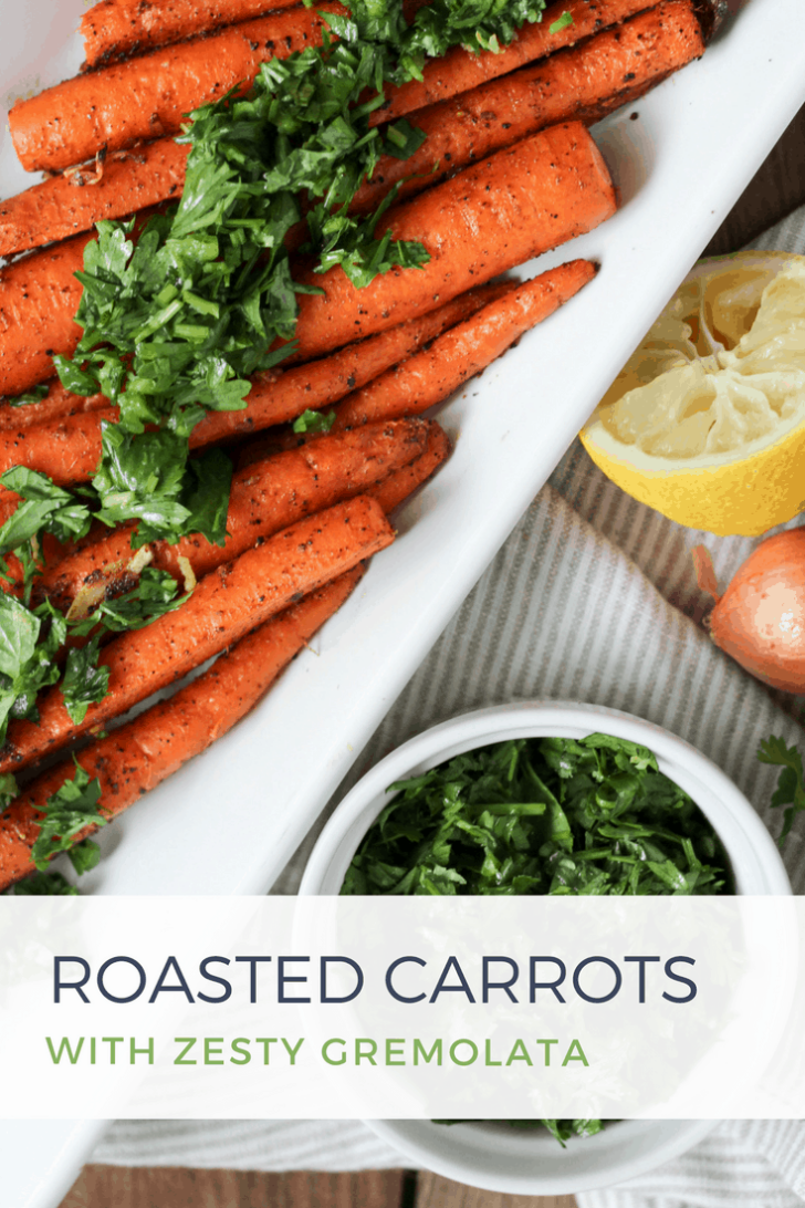 Roasted Carrots with Zesty Gremolata | Holiday Side Dishes