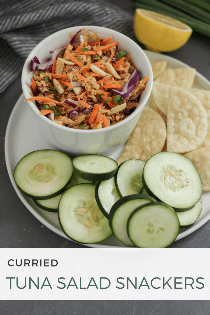 Crunchy Curried Tuna Salad Snackers | Street Smart Nutrition