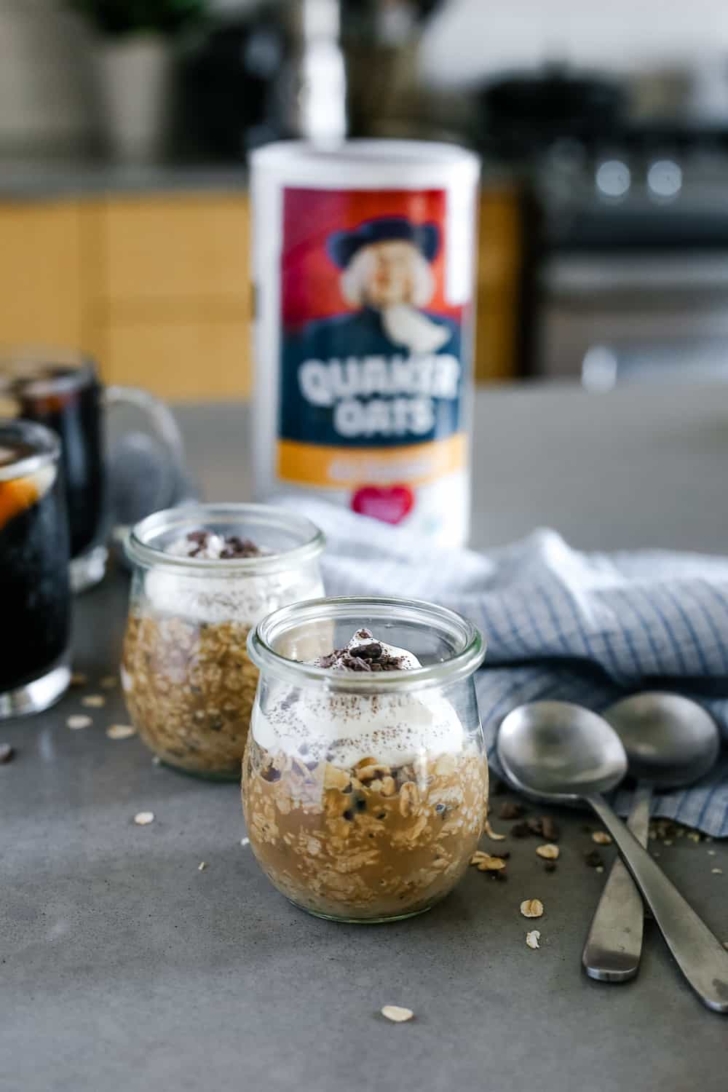 Quaker Oats Recipes: No-Cook Cold Brew Overnight Oats