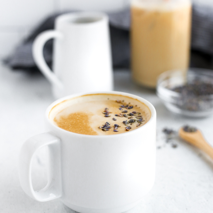 Homemade Vanilla Lavender Latte Recipe + Learn About A2 Milk