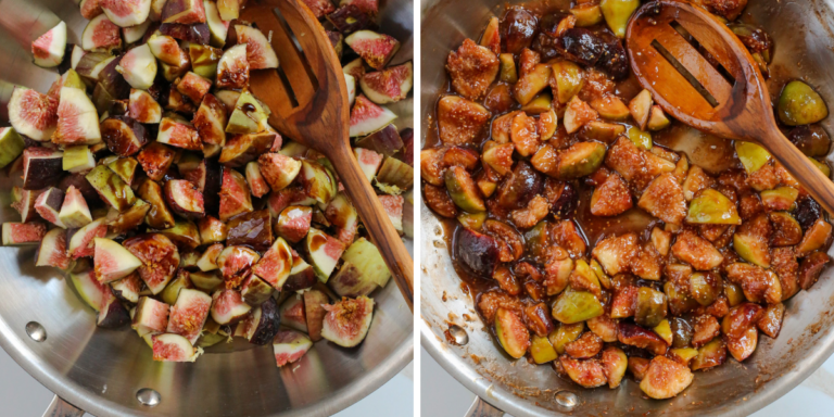 Sweet Balsamic Fig Compote with Fresh Figs and Honey
