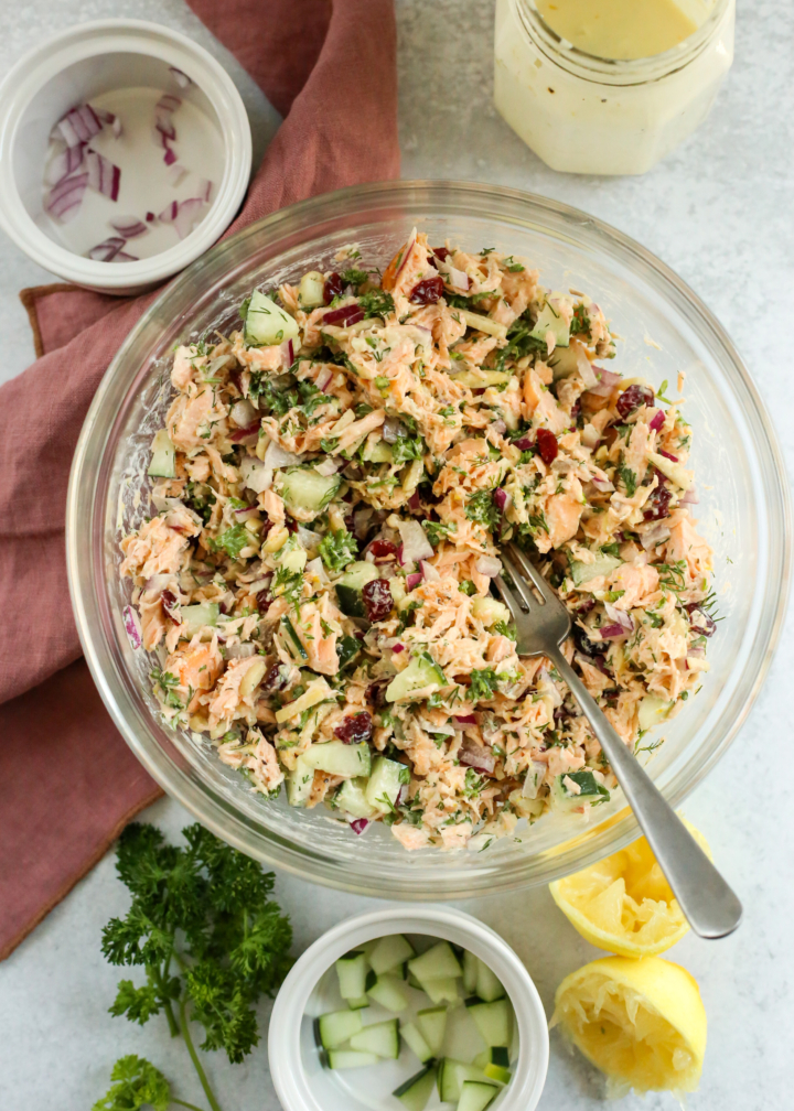 Simple Salmon Salad Recipe for Lunch, Plus 3 Ways to Serve It