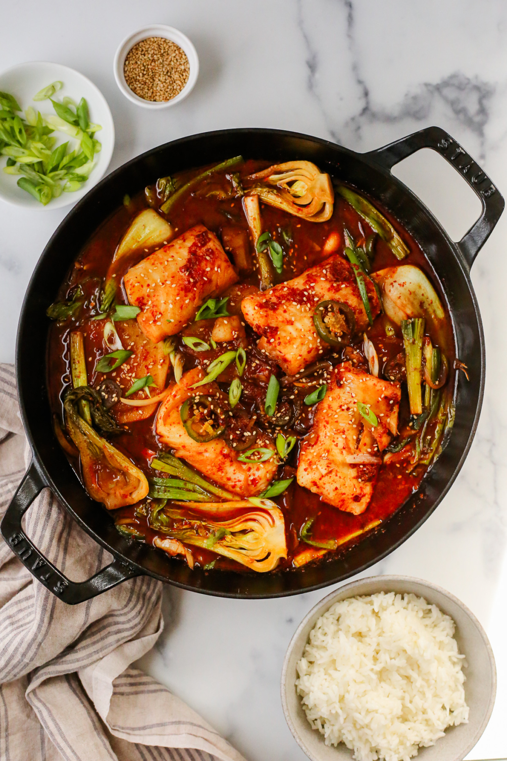 Daegu Jorim: Spicy Korean Braised Cod Recipe