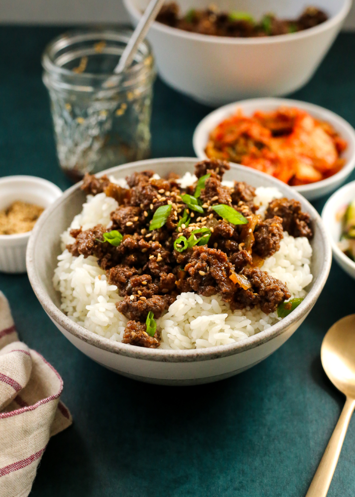 Ground Beef Bulgogi Bowls: Easy Korean Recipe