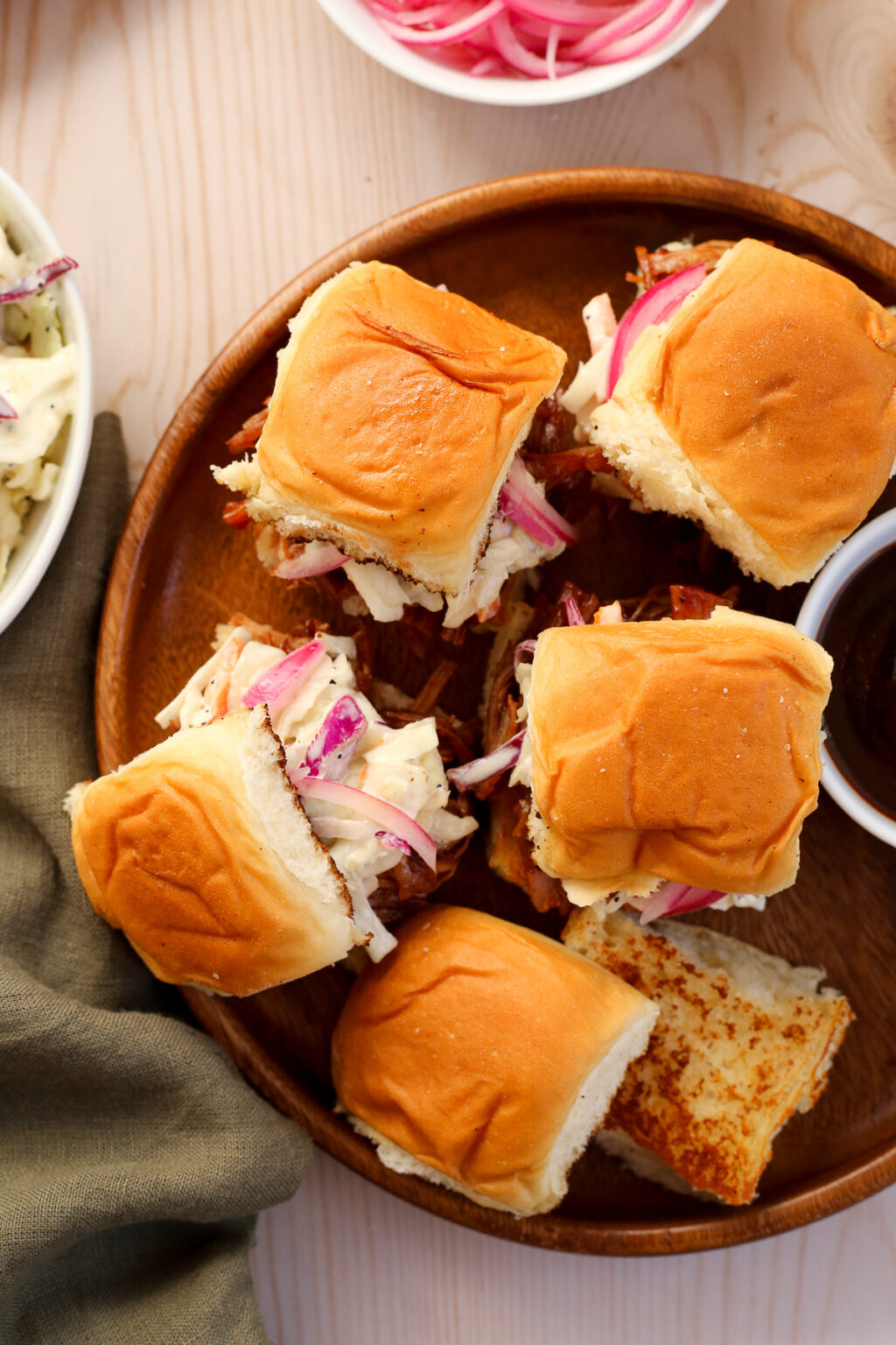 Leftover Turkey Sliders with Cranberry BBQ Sauce