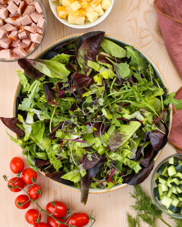 Chef's Salad Recipe with Leftover Ham
