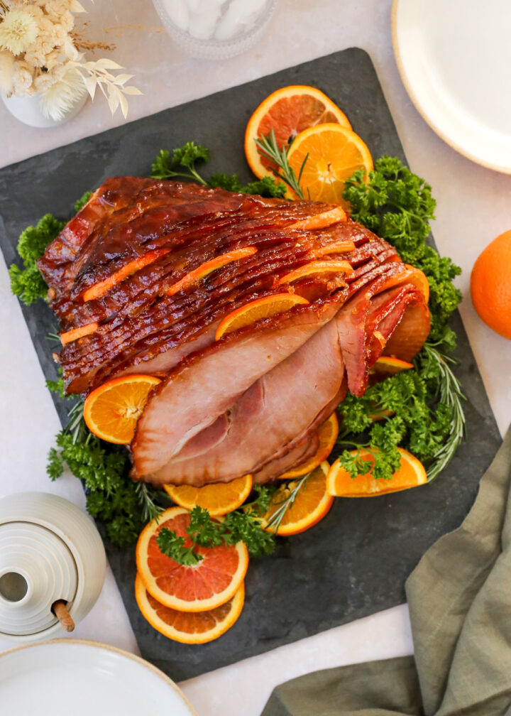Orange Glazed Ham for the Holidays