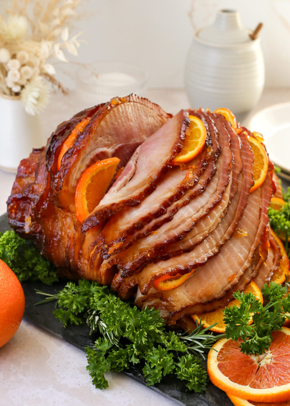 Orange Glazed Ham for the Holidays