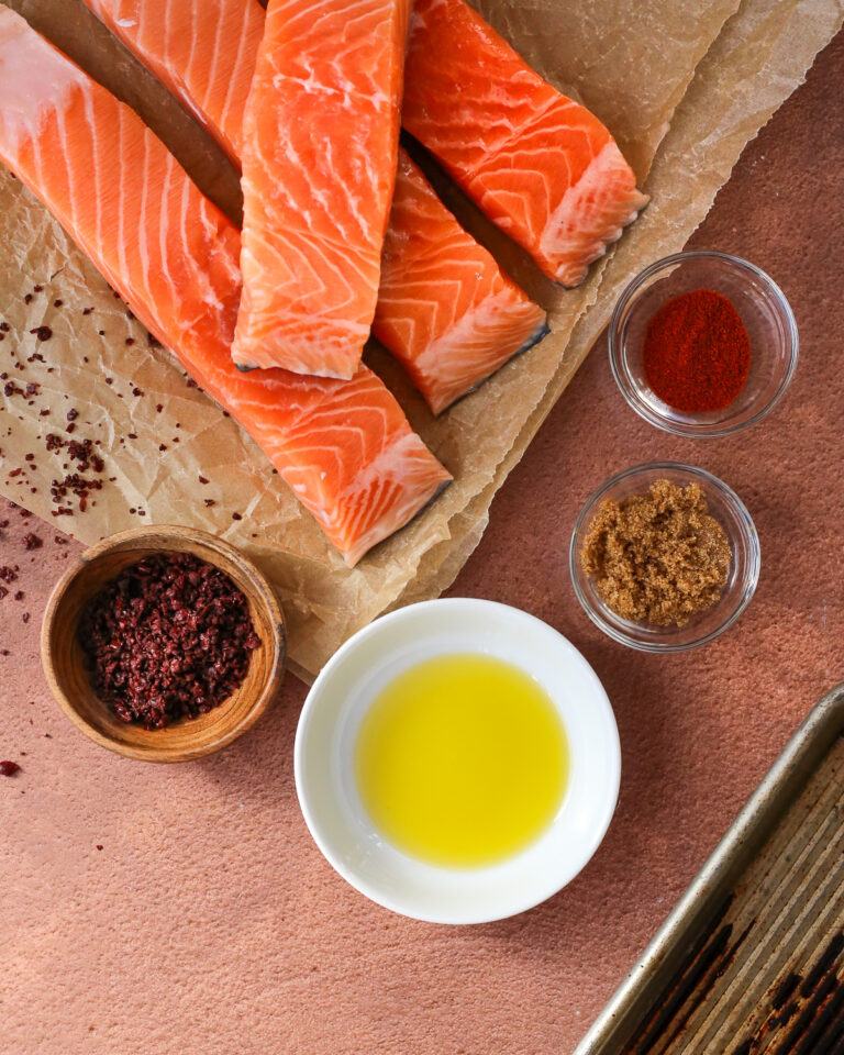 Sweet Sumac Salmon (Oven or Air Fryer)